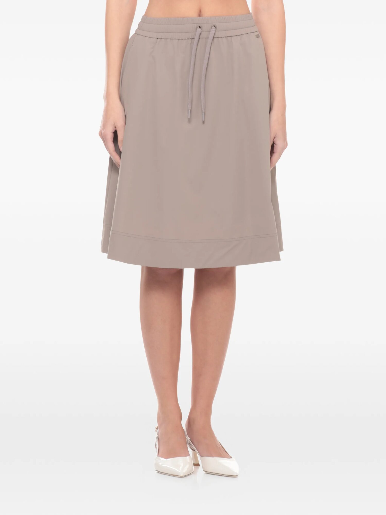 Юбка Herno Drawstring midi skirt, размер 42 — фото 1