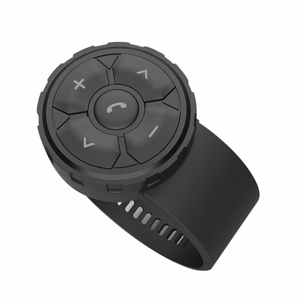 Bluetooth-пульт для смартфона 5.3 — управление музыкой и звонками, IP67, с ремешком для велосипеда и мотоцикла