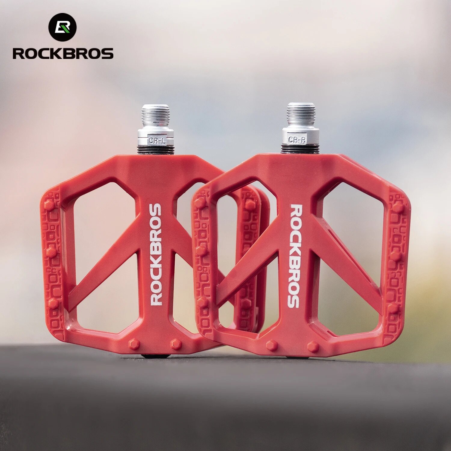 ROCKBROS велопедали красные BP2602-4