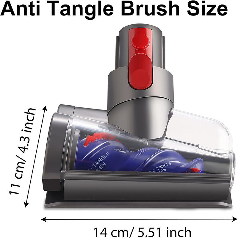 Щетка для пылесоса Dyson V7 V8 V10 V11 V15 с анти-запутыванием для удаления клещей на постели