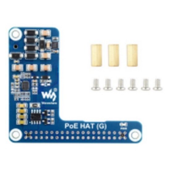 Плата расширения Raspberry Pi 5 Waveshare PoE HAT (G) (RA820)