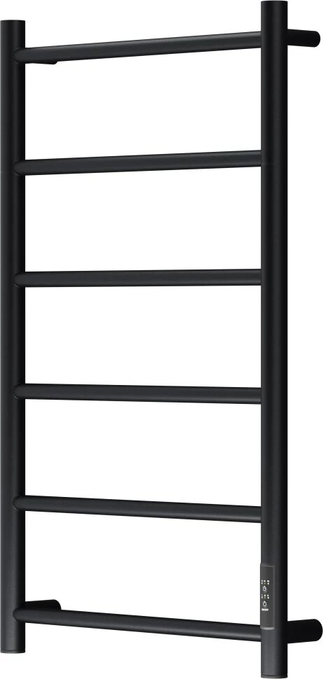 Полотенцесушитель электрический APEXTERMO Stella Light ST00384BL 800x482, диммер правый, черный матовый
