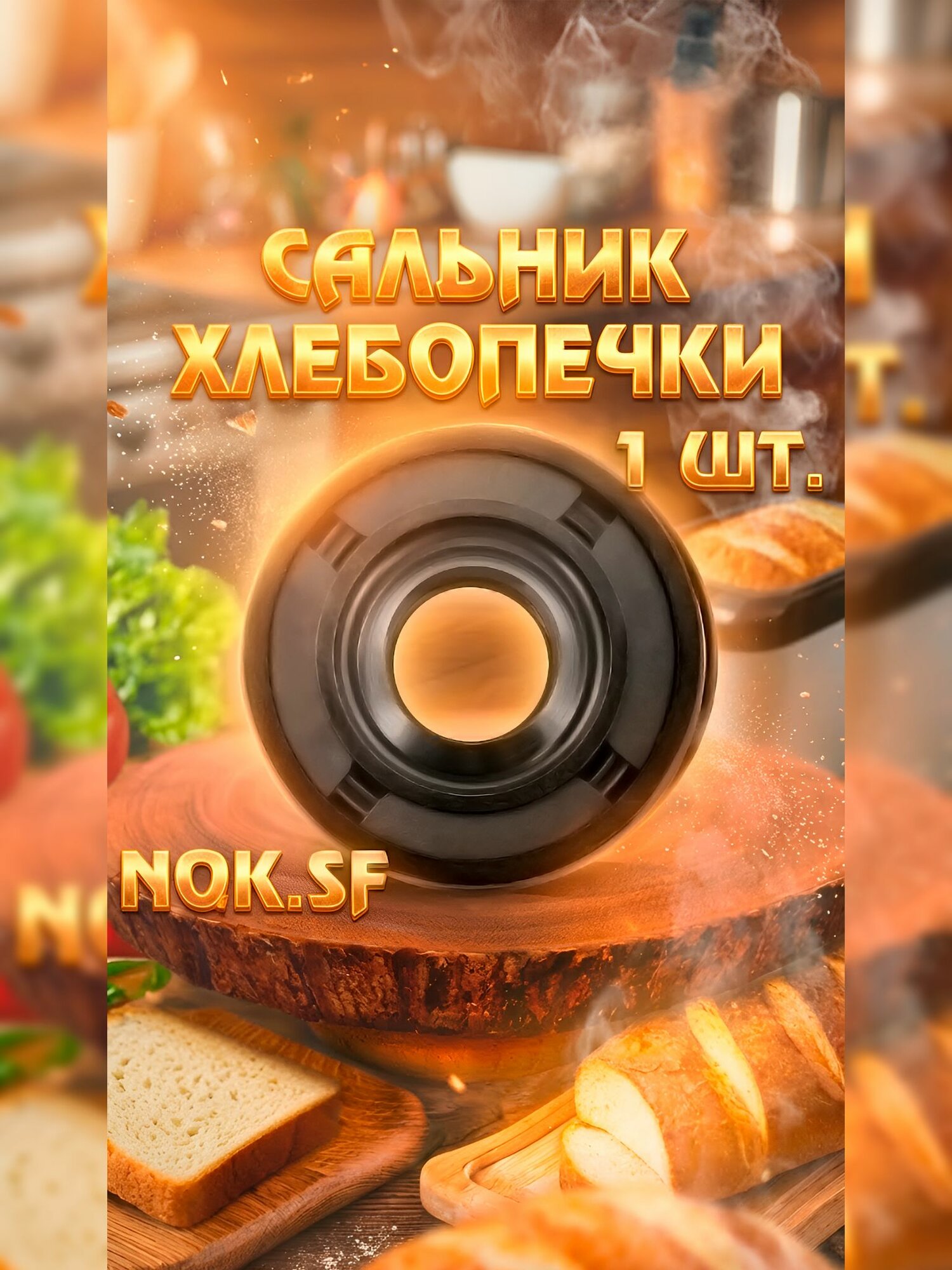 Сальник хлебопечки Hitachi Хитачи NQK.SF - 1 шт.