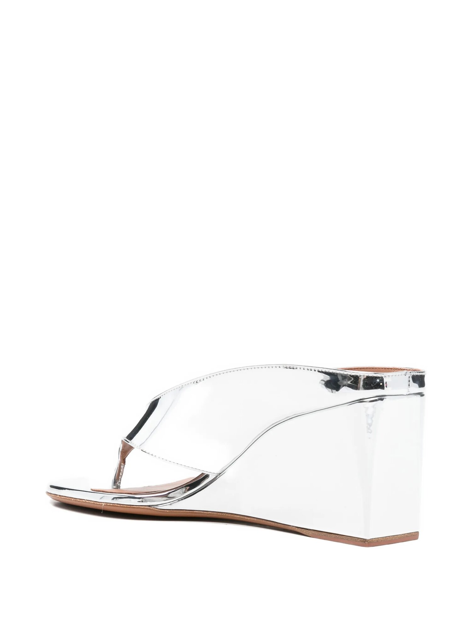 Босоножки Alaia Toe-strap sandals, размер 38, Silver — фото 1