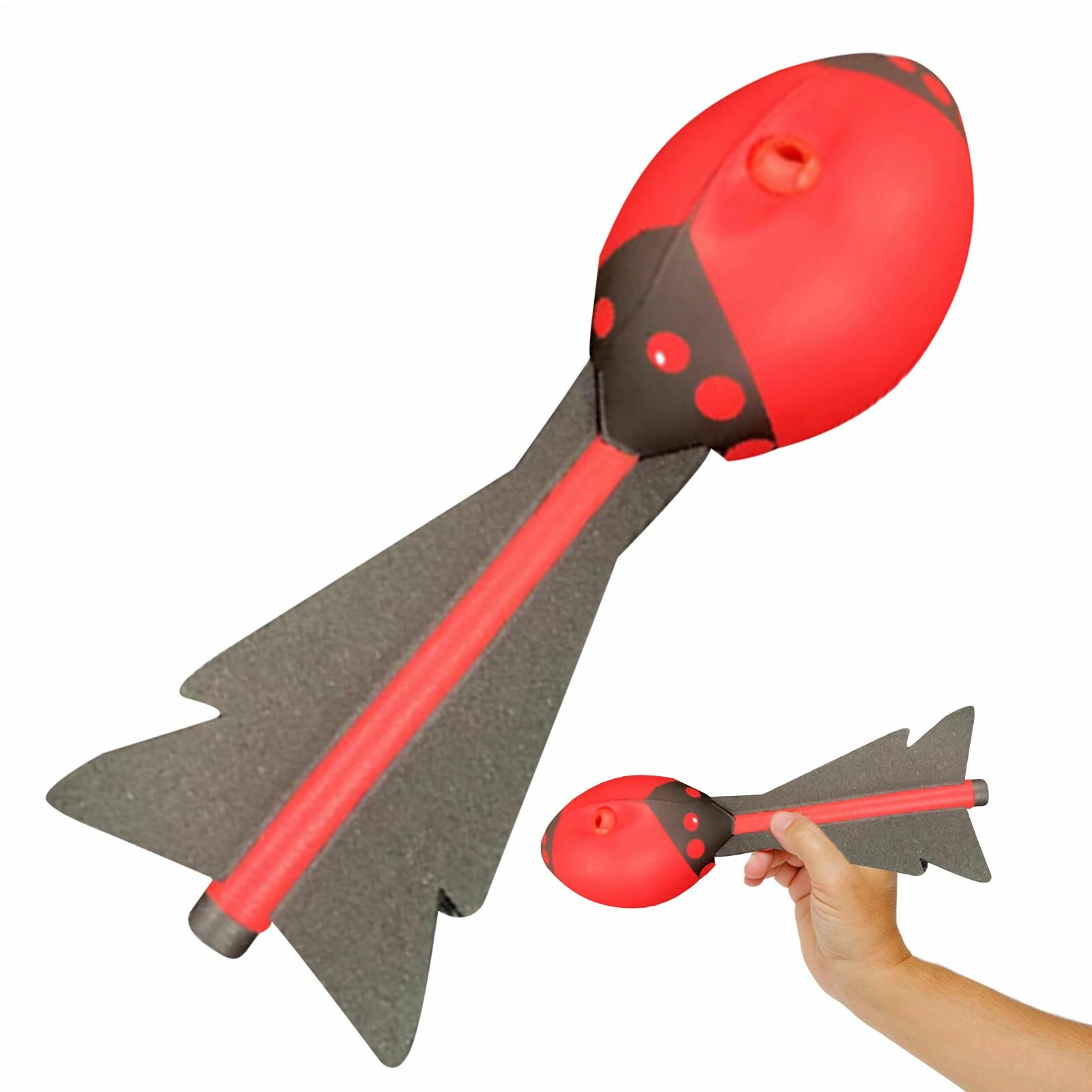 Снаряд для метания вортекс, Красный, 1 шт.