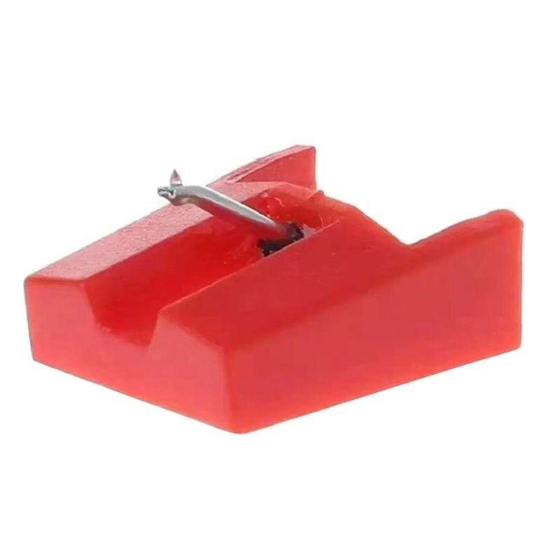 (1 шт.) Игла для проигрывателя винила MM (красный рубин)