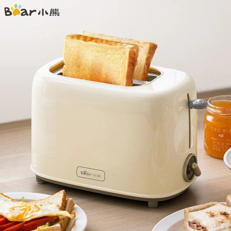 BEAR ELECTRIC APPLIANCE Тостер ESS0053 650 Вт тостов - 2, кремовый