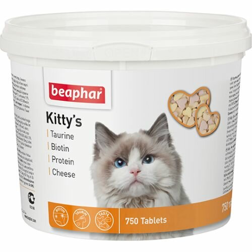 Витамины Kitty's Mix для кошек смесь 750 таблеток