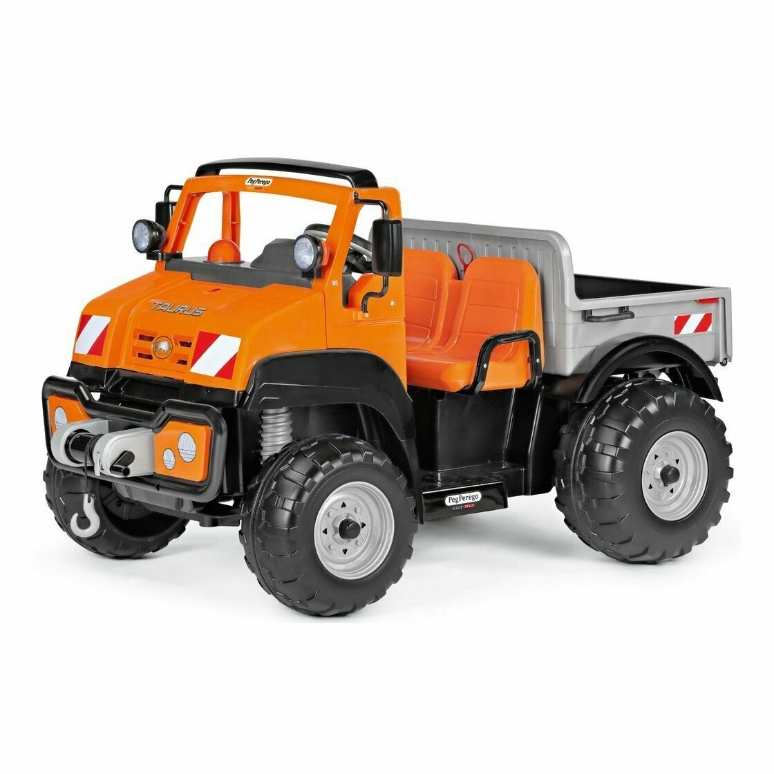 Детский электромобиль Peg Perego Taurus, оранжевый, для детей от 3 лет