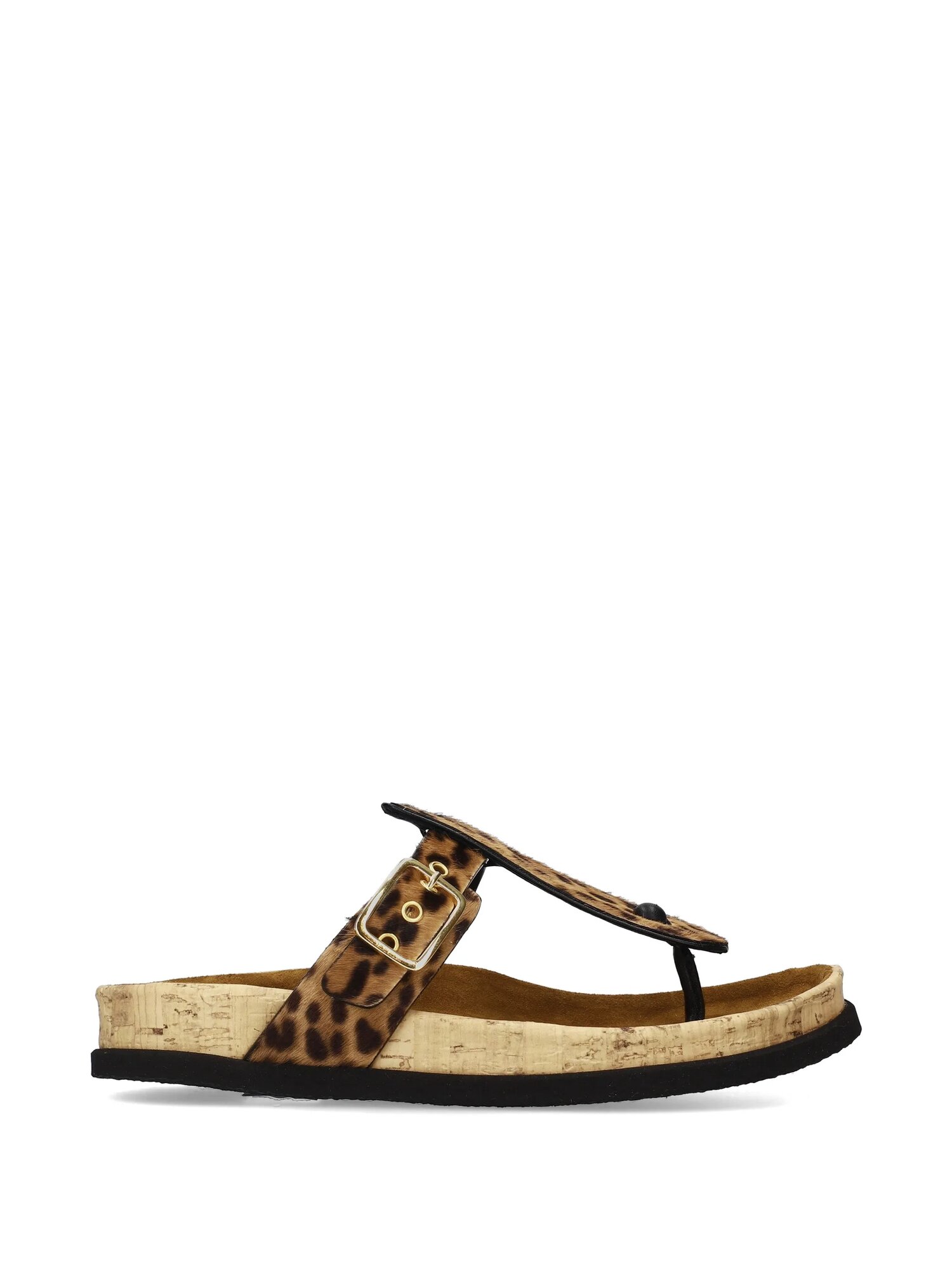 Сандалии Leopard-print buckle sandals