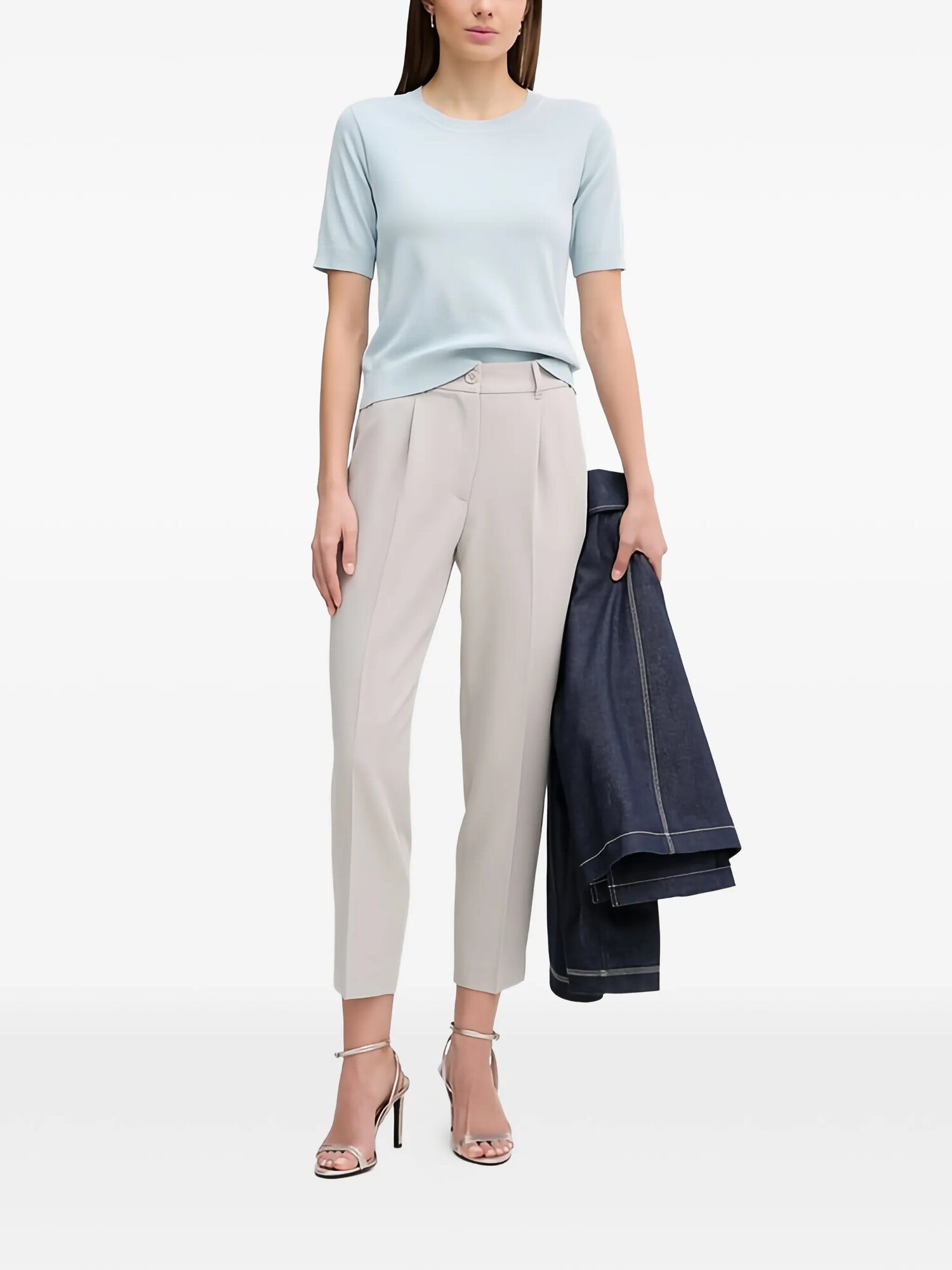 Брюки Sisley Pleated trousers, размер 40 — фото 1