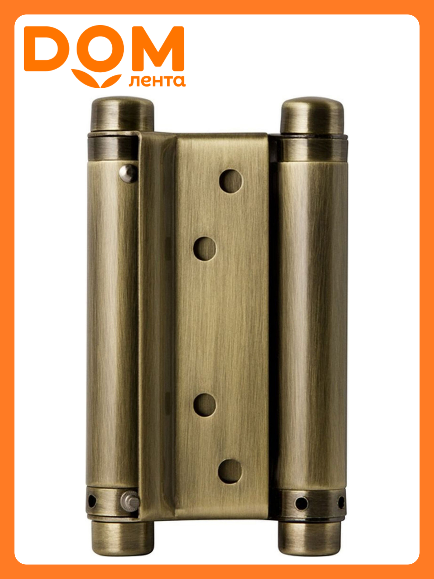 Дверная петля универсальная накладная Armadillo 5DSS 125х86 мм бронза