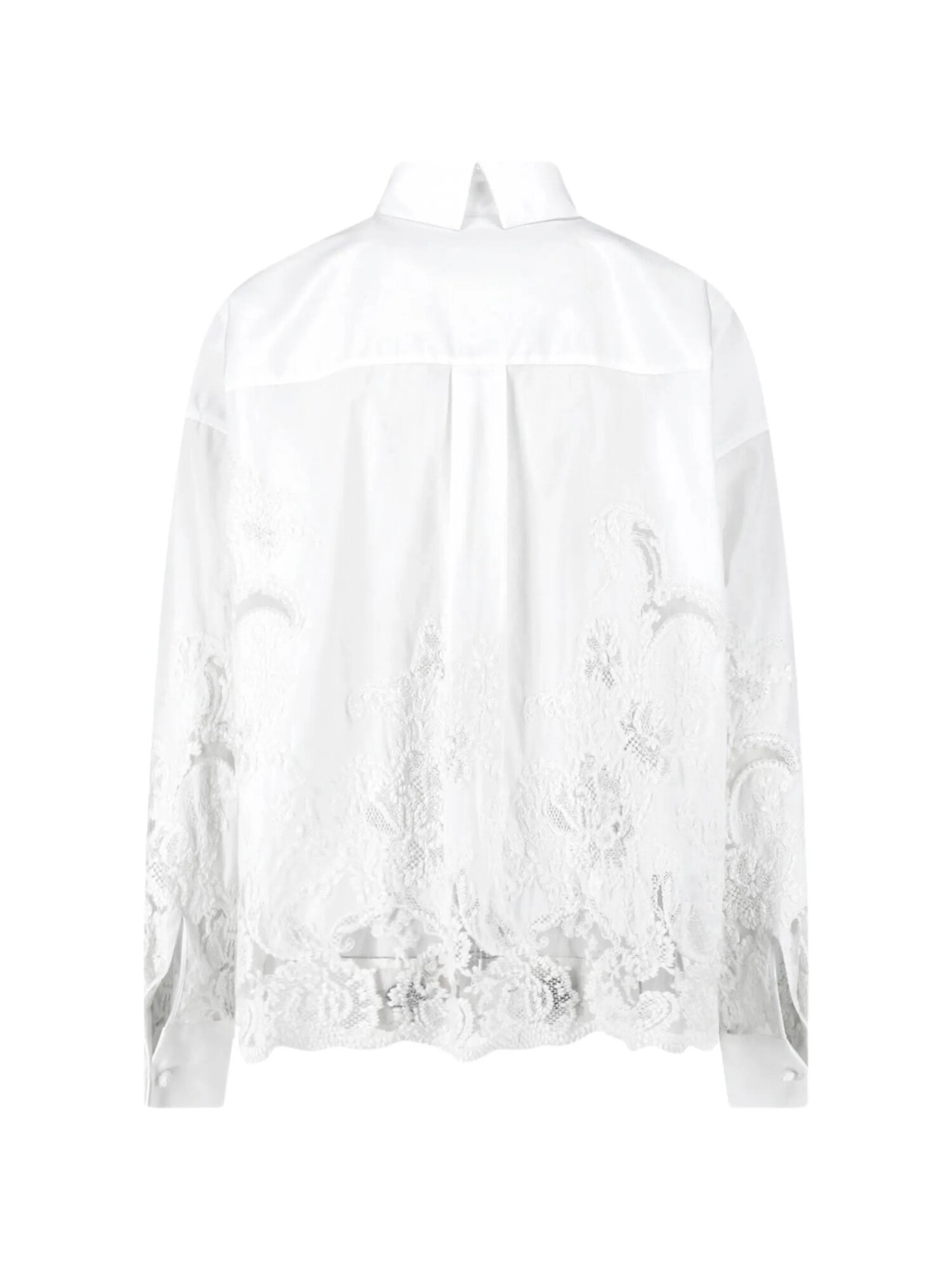 Рубашка Ermanno Scervino Button-up shirt, размер 40, белый — фото 1