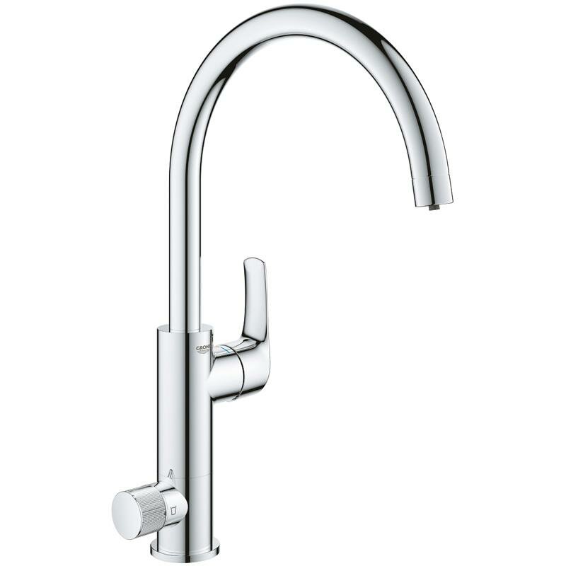 Смеситель для кухни Grohe Blue 31722000 хром, с краном для питьевой воды, рычажный, латунь