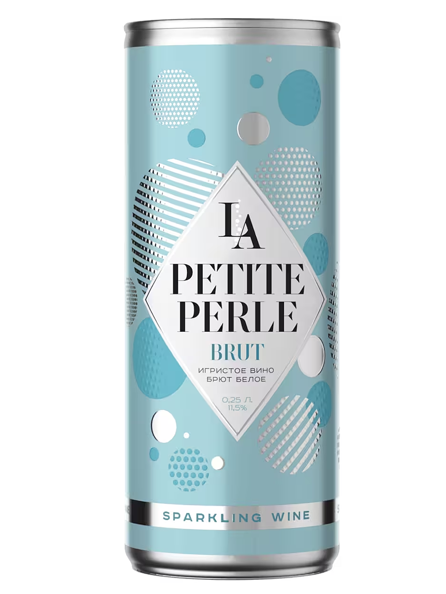 Вино игристое La Petite Perle белое брют 0,25 л