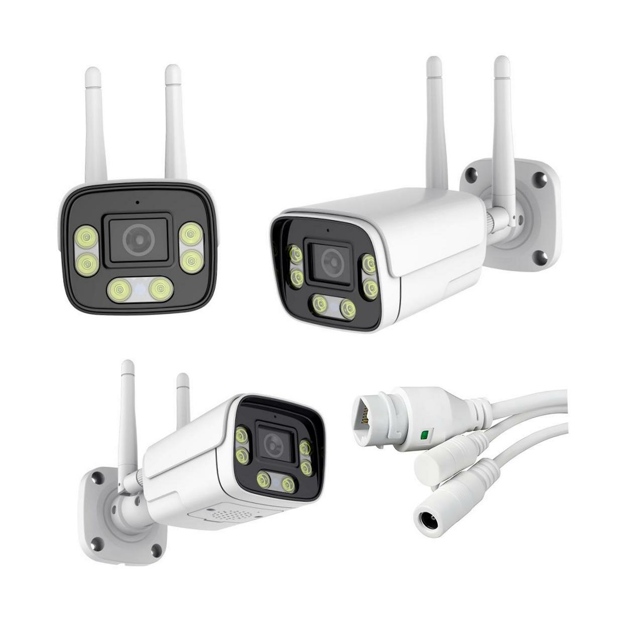 Уличная беспроводная охранная 8Mp-4G-SIM IP-камера видеонаблюдения Link Mod: NC310G(4G) (Q27943LIN) с записью на SD карту по датчику движения. Распо