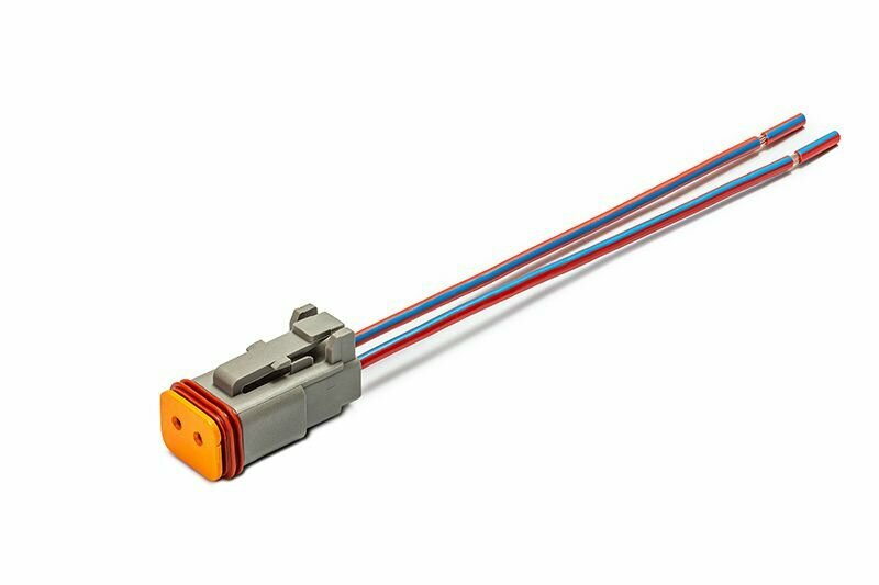 Разъем Deutsch (2pin) 2 контакта для для а/м ГАЗ, КАМАЗ, Mercedes, Renault (Cargen)
