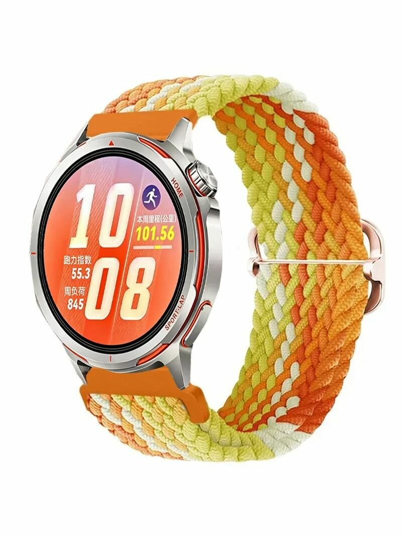 22 мм нейлон плетеный петельный ремень для Huawei Watch GT Runner 2 спортивный браслет браслет