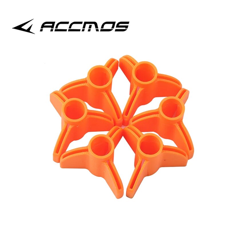Оранжевый держатель для перьев стрел Accmos 6 шт.