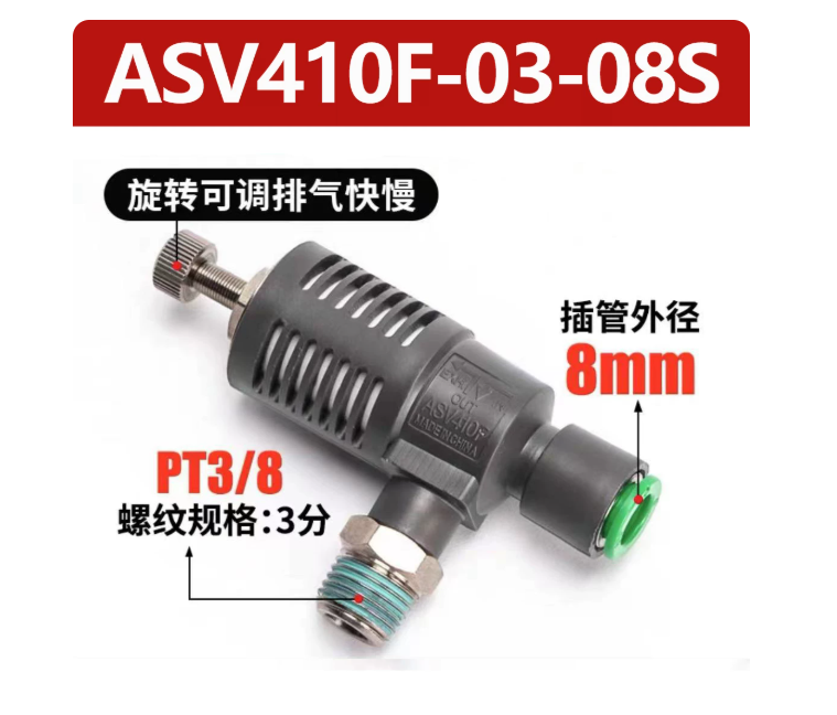Соединительные детали MIDCOOL ASV410F made in china, ASV410F-03-08S