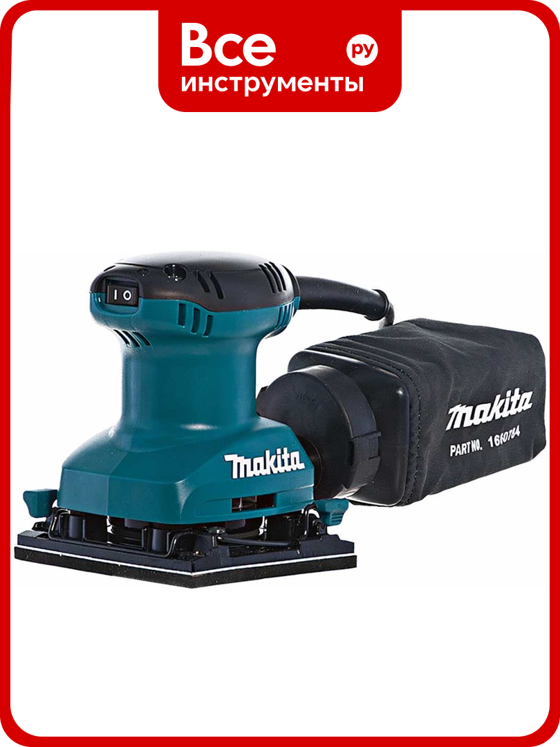 Вибрационная шлифмашина Makita BO 4557, для зачистки небольших поверхностей