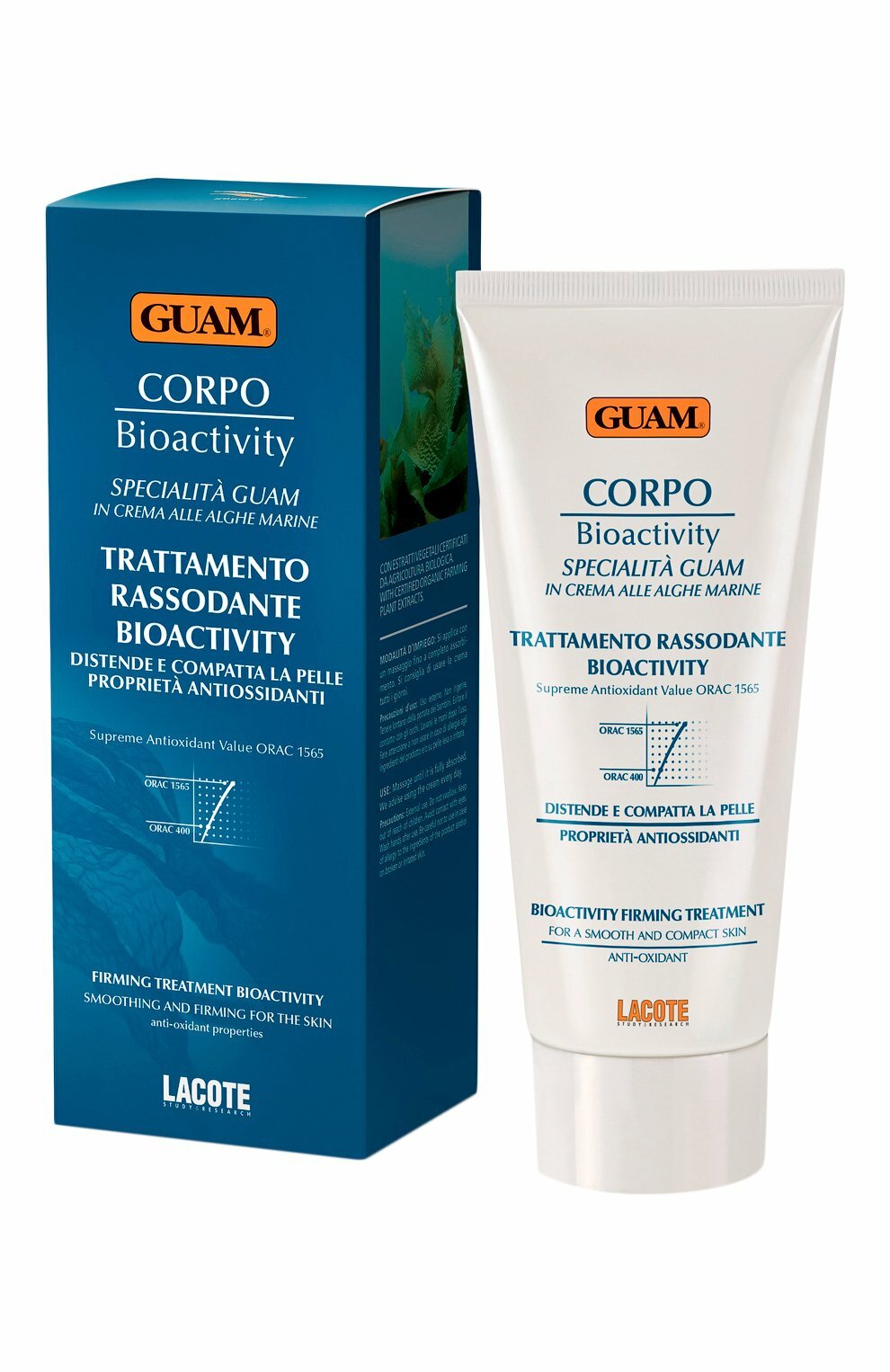 Подтягивающий биоактивный крем для тела Corpo (200ml) GUAM