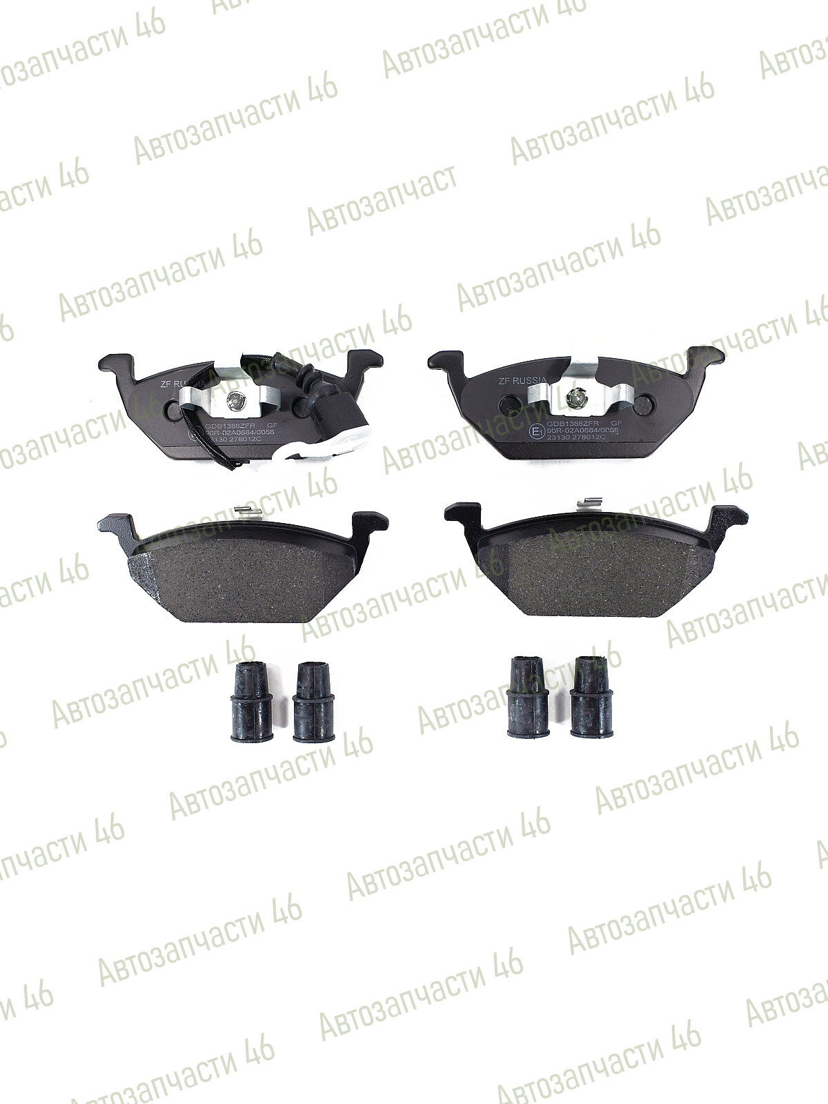 Колодки тормозные передние Шкода Йети Skoda Yeti (12-14 TSI) ZF Russia