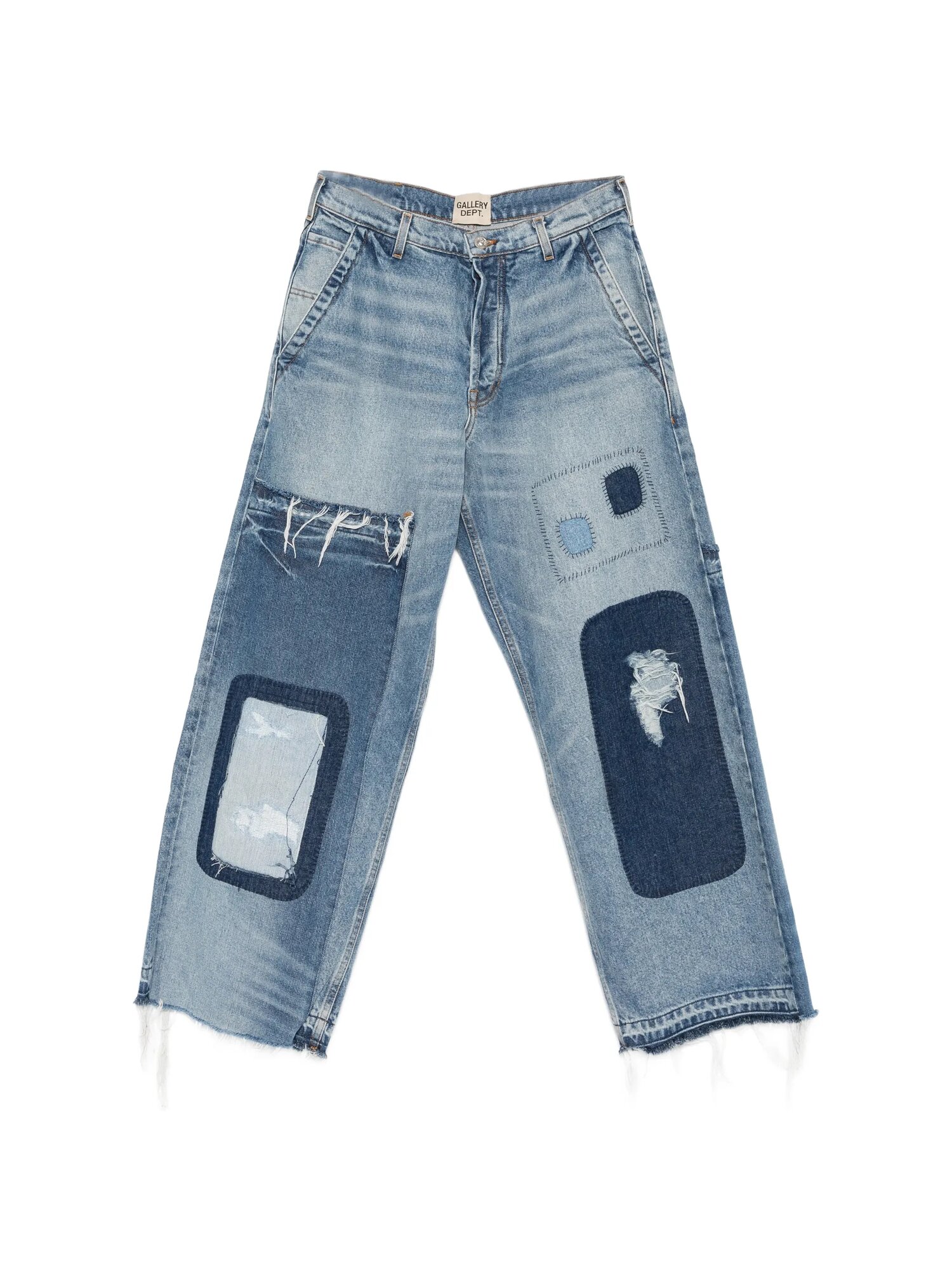 Джинсы Patchwork distressed jeans 