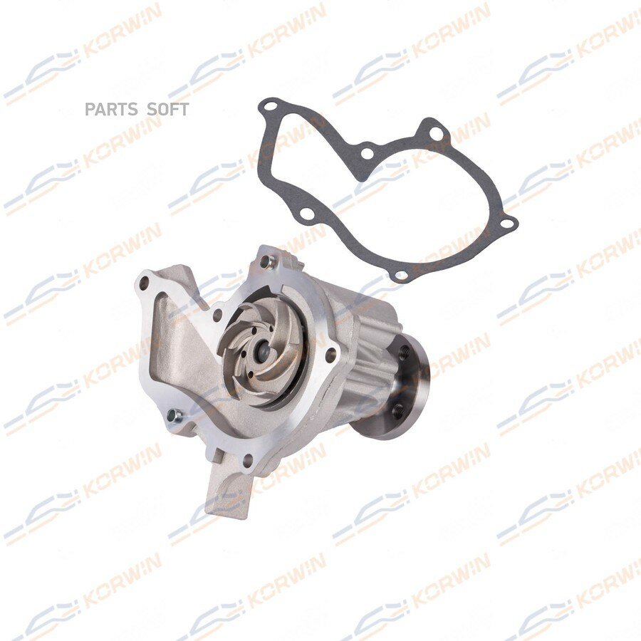 Насос водяной Ford Focus I-II 98-/Fiesta 95-/Fusion 02- 1.25/1.4/1.6 от официального дистрибьютора, KORWIN, артикул KWKK0010