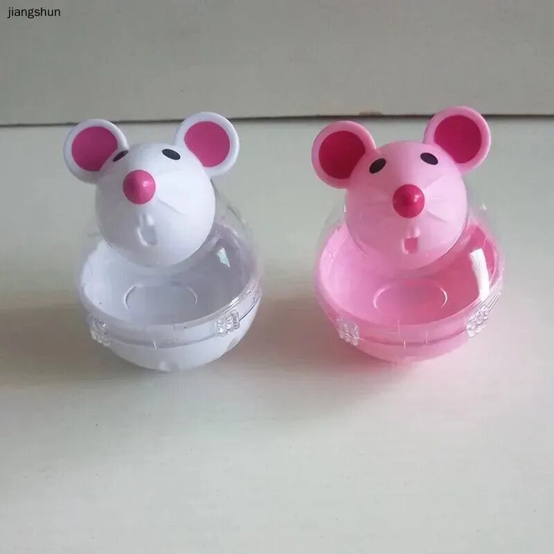 Игрушка для кошек с лакомством - неваляшка в форме мыши