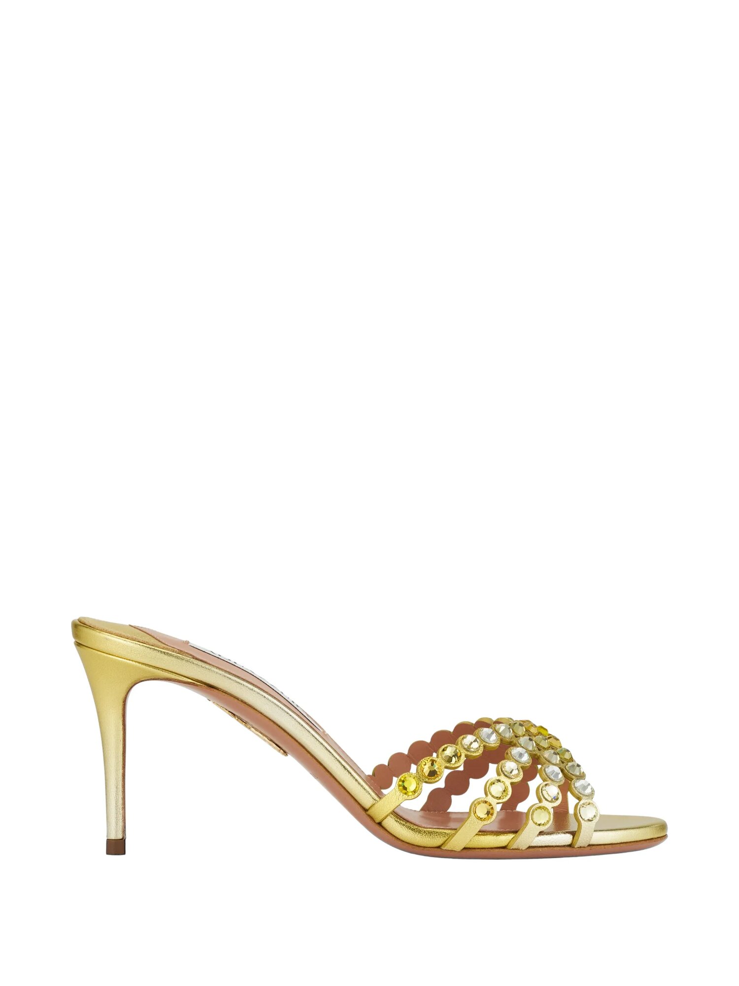 Мюли Aquazzura Tequila crystal-embellished mules