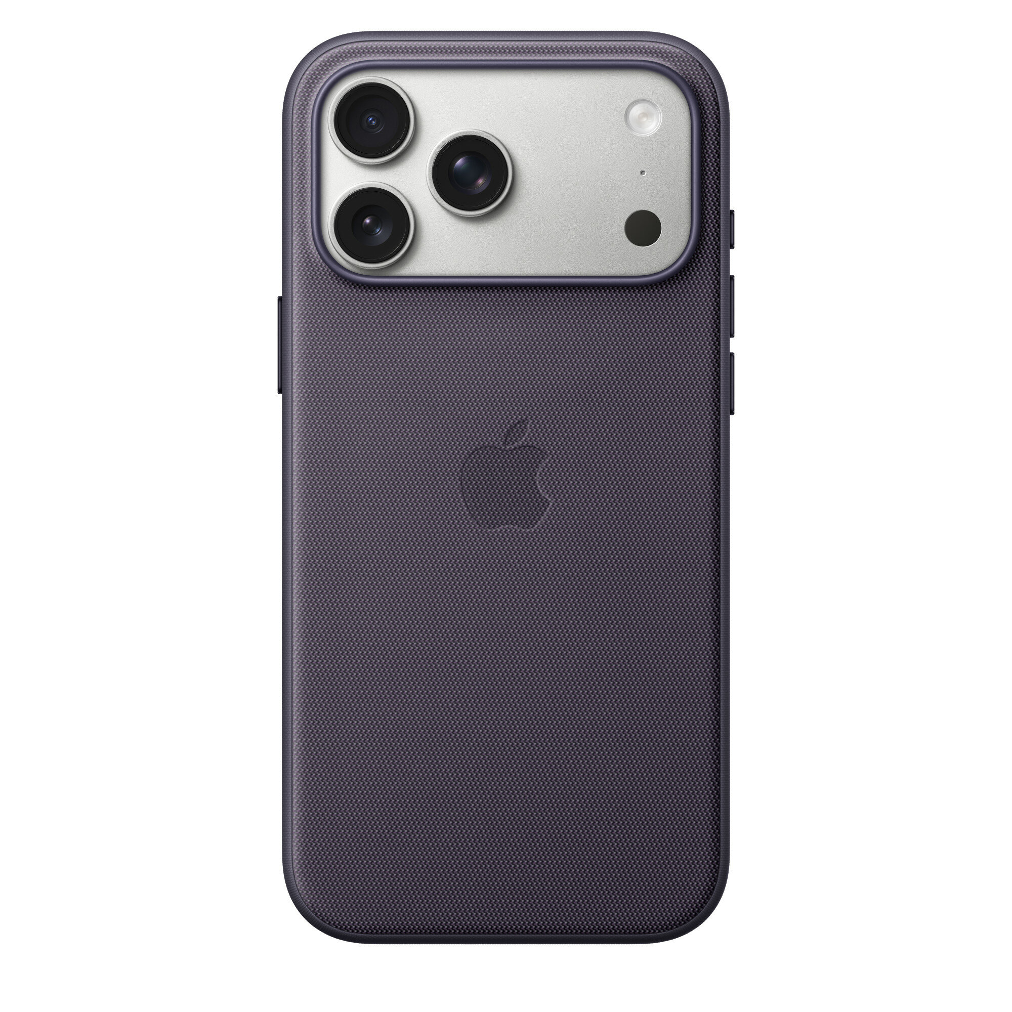Чехол Apple TechWowen MGFA4FE, для iPhone 17 Pro Max, фиолетовый, ткань, MagSafe