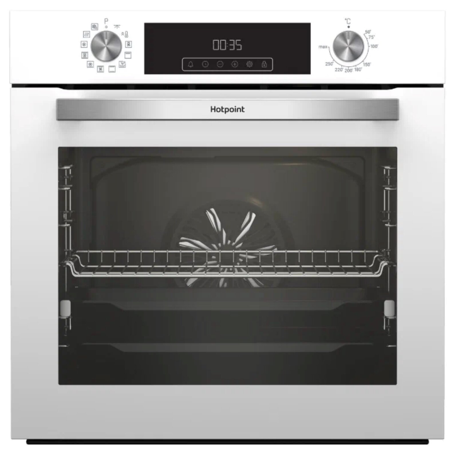 Духовой шкаф Hotpoint HFE91231JSHWHG, электрический, гриль, конвекция, белый