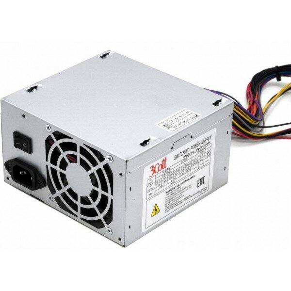 Блок питания БУ 0450W 3COTT 450W (ATX v.2.0.450W. 8cm fan)