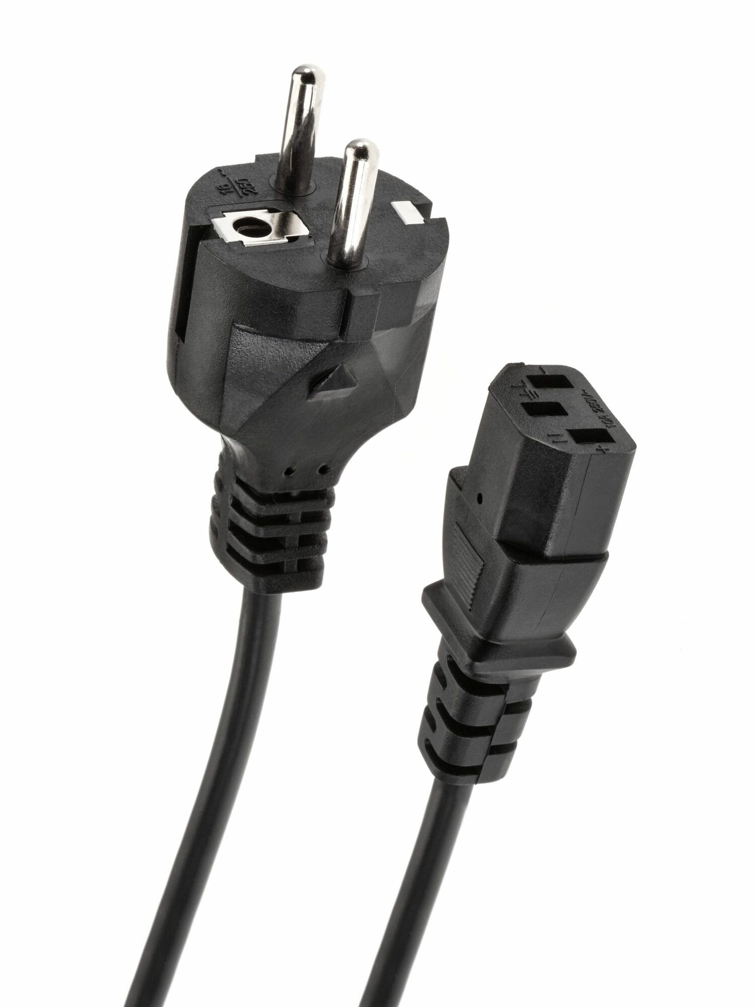Кабель питания для компьютеров C13 TELECOM 5 метров 4 A/ 220 V монитора блоков питания портативных устройств с заземлением 220V Евро вилка чёрный (TP021-5.0-BK)