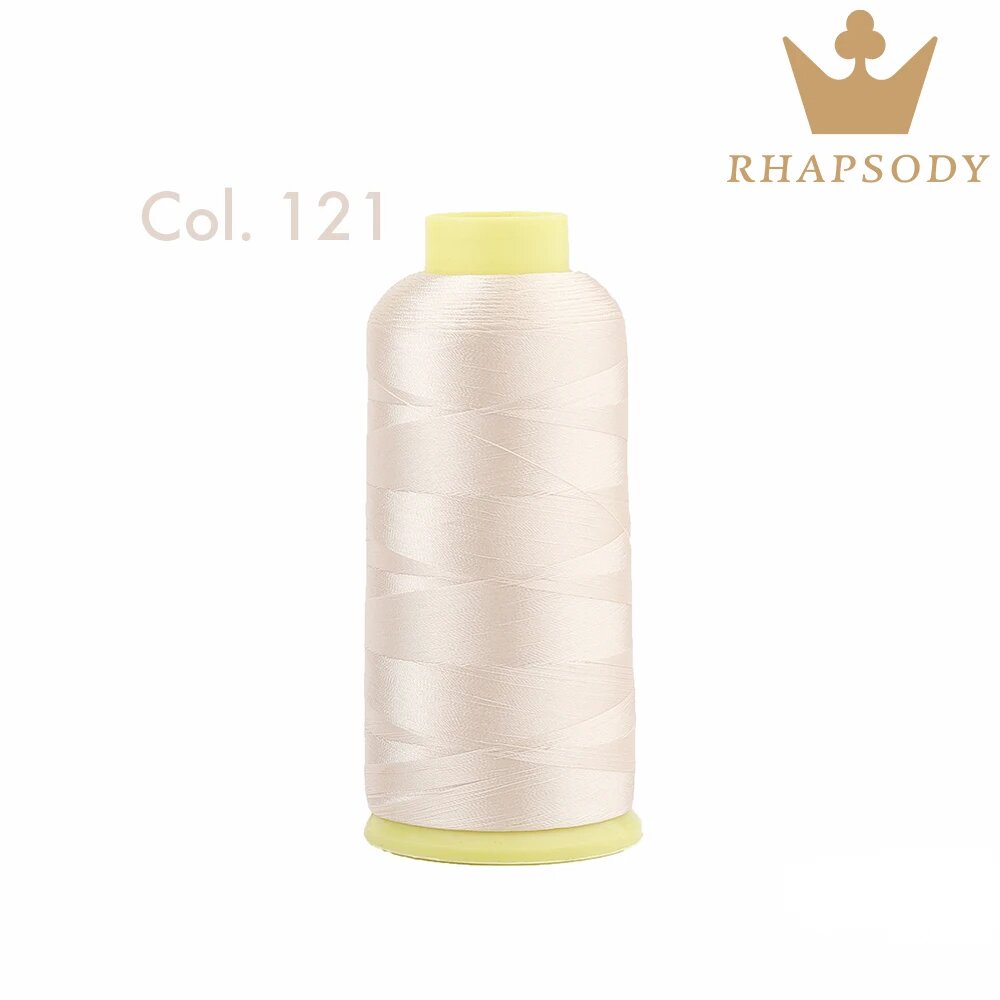 Нить для вышивки Rhapsody 40WT, 5000м, цвет 121 Powder Puff