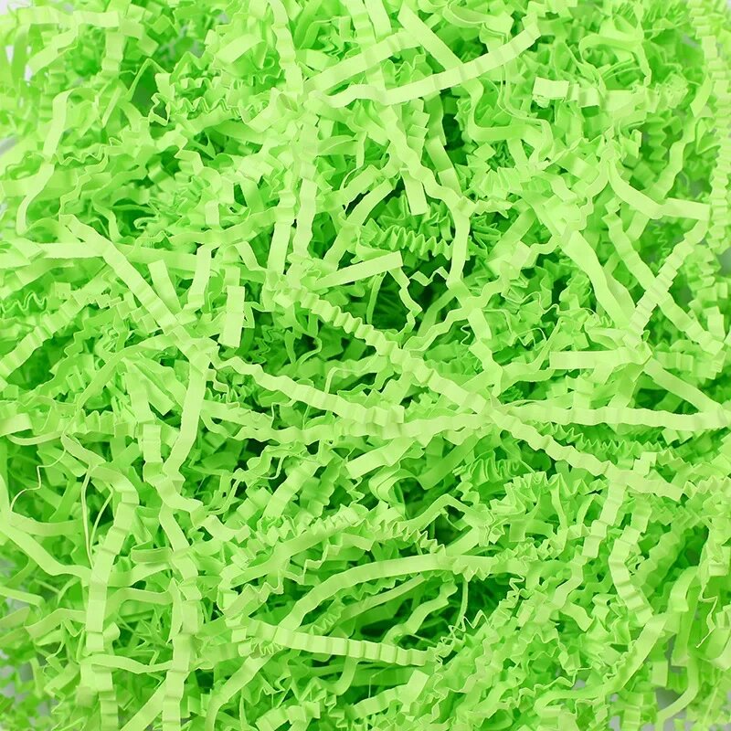 Наполнители для подарочных коробок из крафт-бумаги Зеленый, Fruit Green, 1000g