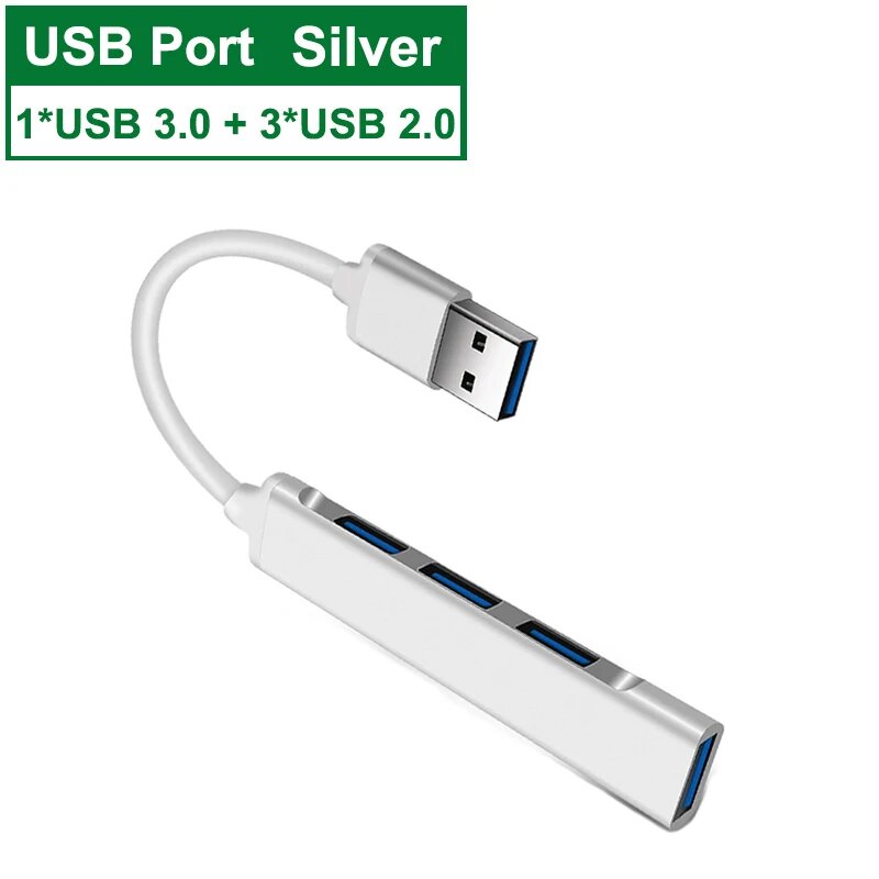 USB-C концентратор 4 порта VAORLO