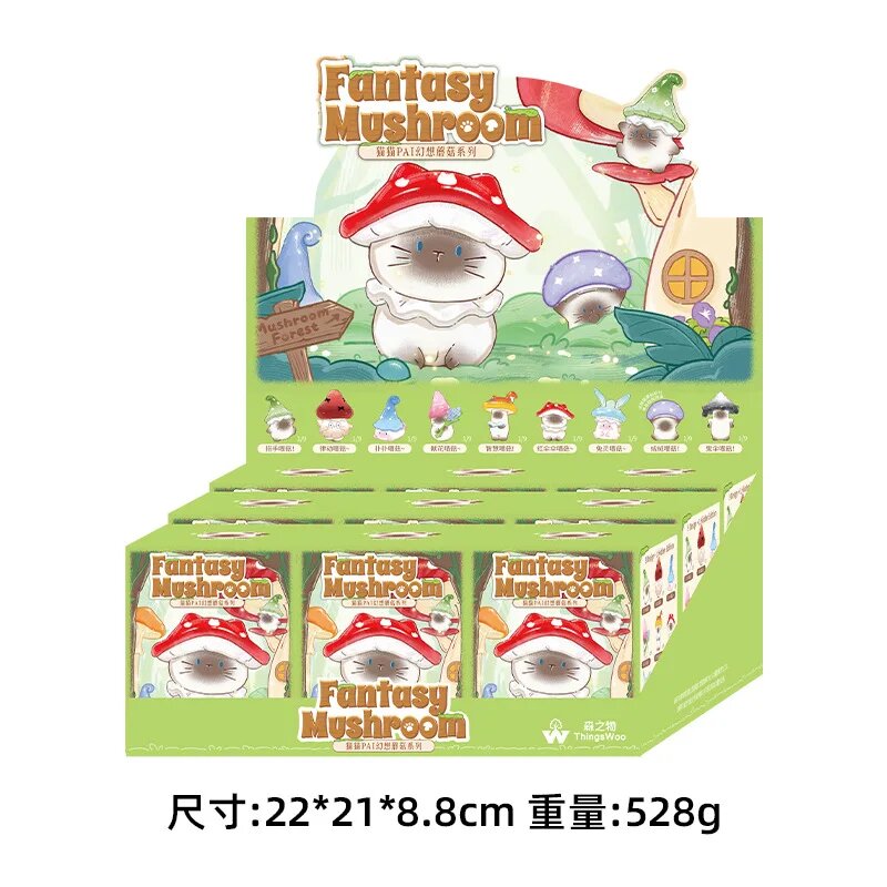 Миниатюрные фигурки Fantasy Mushroom Series, 9 шт.
