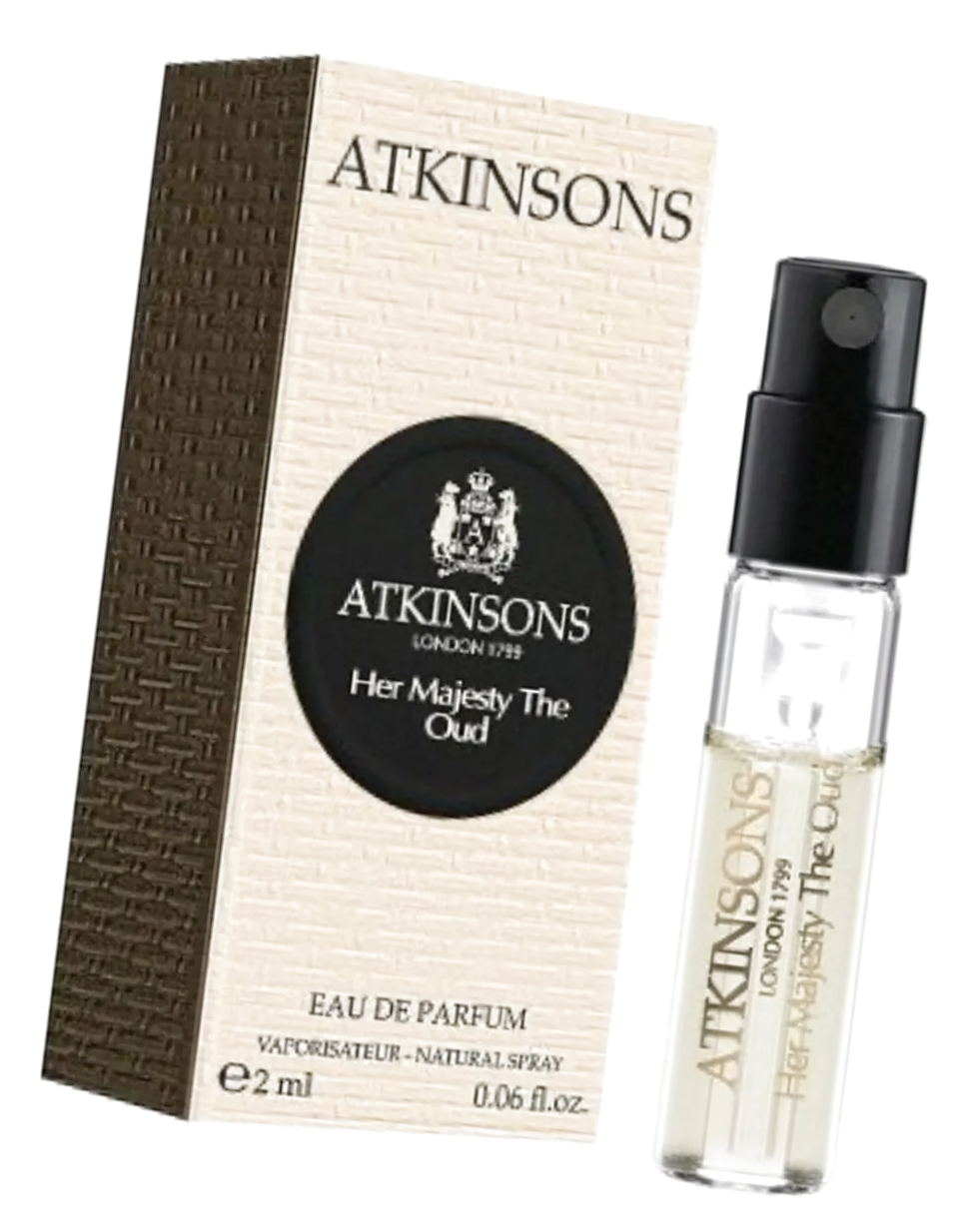 Парфюм Atkinsons Her Majesty The Oud 2 мл сэмпл для женщин - Аткинсонс Её Величество Уд