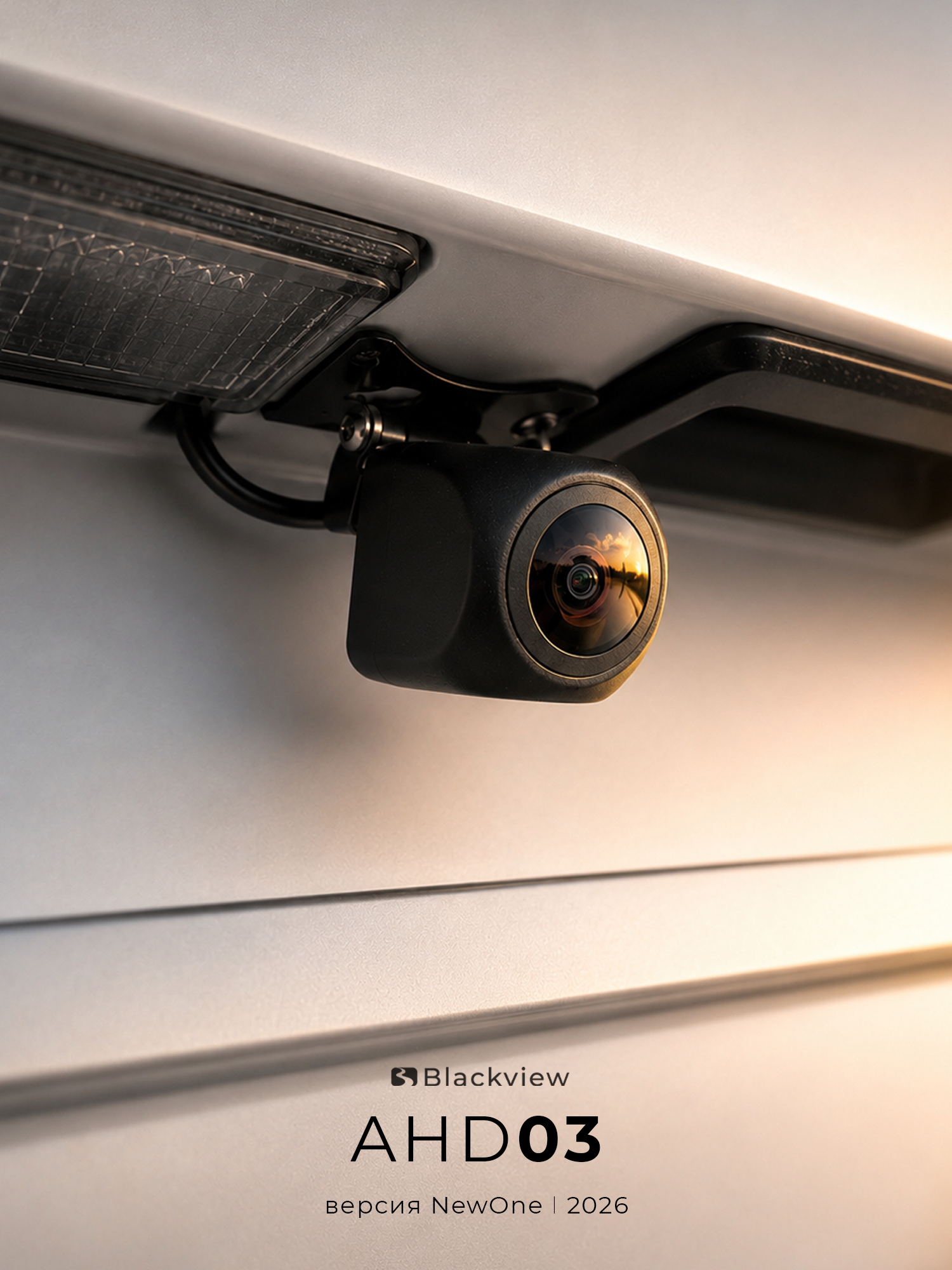 Камера заднего вида Blackview AHD-03 NewOne 2026 • Full HD • AHD/CVBS • AV • «рыбий глаз» • для автомобиля