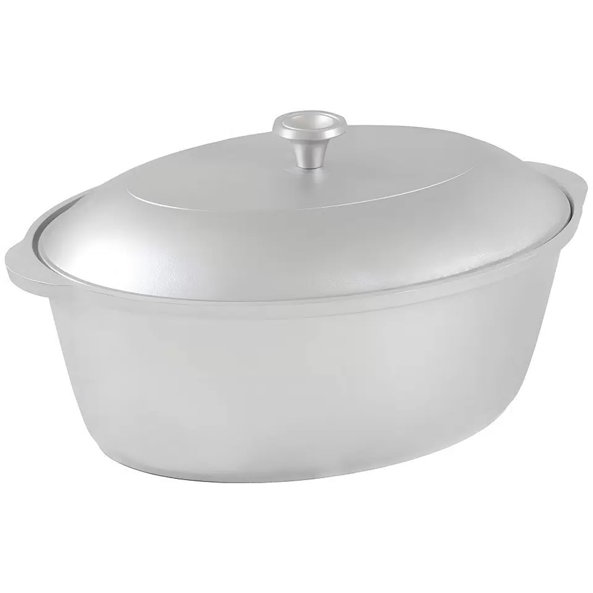Утятница KUKMARA У40, алюминий, 4л, литая, толщина дна 6мм, цвет металлик