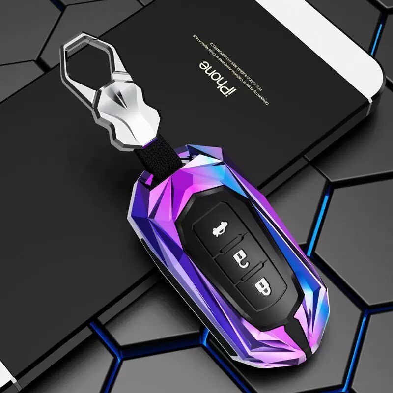 Коврик для ключа Kia для моделей K3, K4, K5, KX3, KX5 — Фантом Цветной с креплением Qiling, стиль D