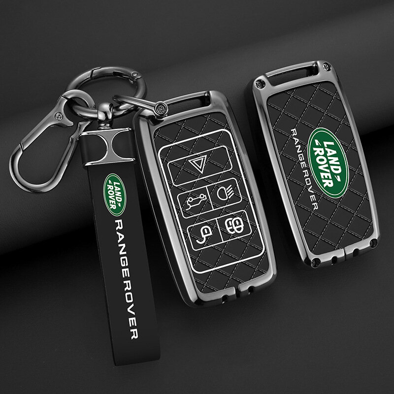 Кейс для ключа 2024 года Range Rover Discovery Sport Evoque Defender Velar в цвете Винный красный, одинарная оболочка с