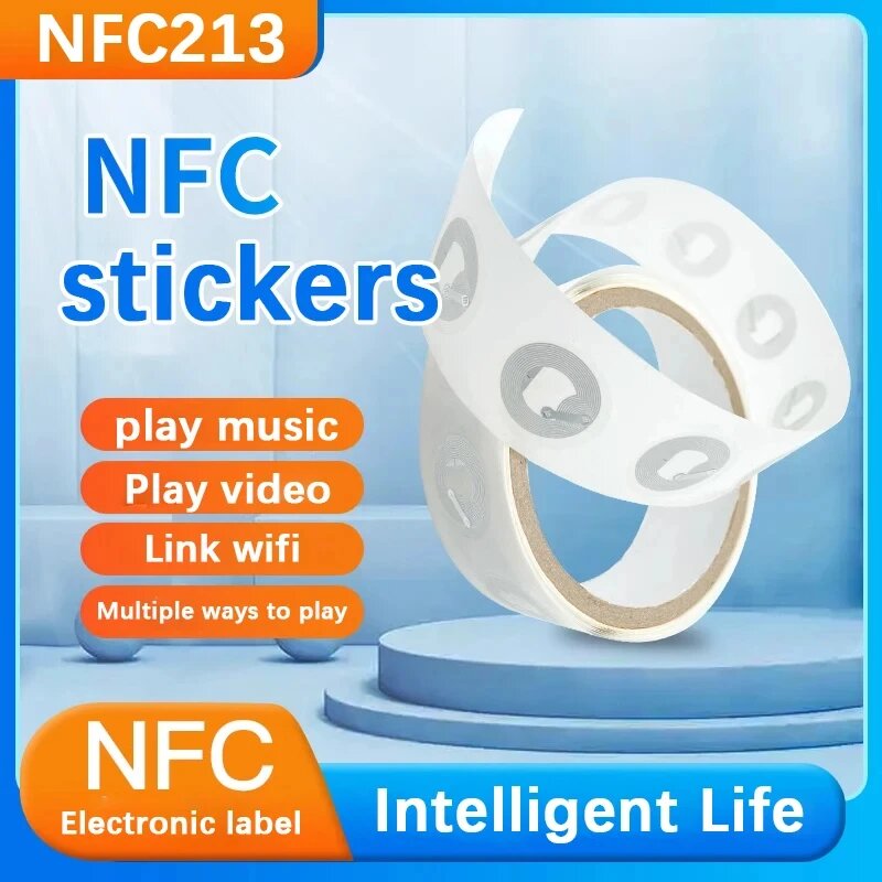 NFC-метки 215 круглые сенсорные водонепроницаемые набор из 100 штук NFC213-100pcs