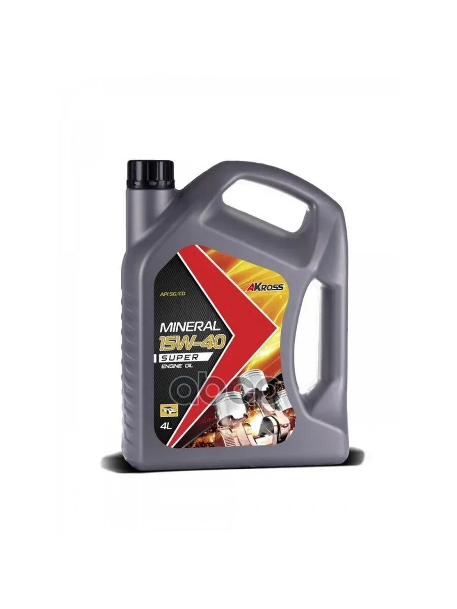 AKross Akross 15W-40 Super Sg/Cd 4 Л (Бензин)