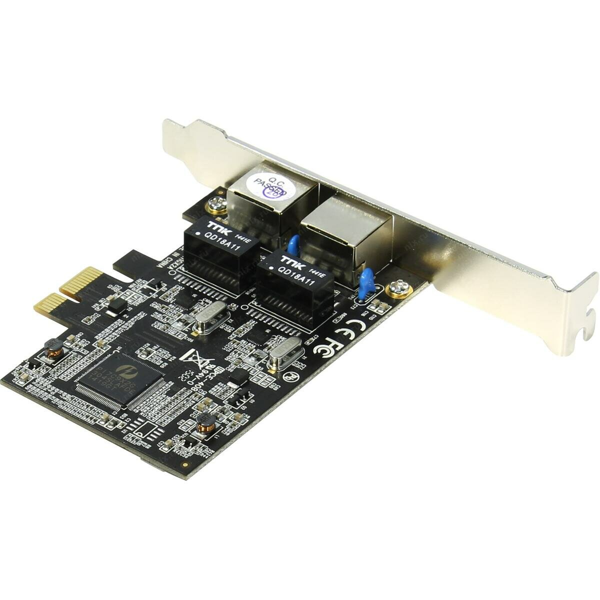 STLab N-381 (RTL) PCI-Ex1 Dual Port Gigabit LAN Card — фото 1