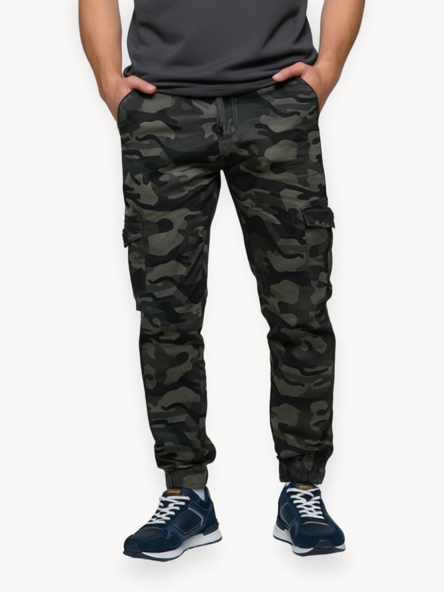 Брюки джоггеры Весна-Лето-Осень камуфляж