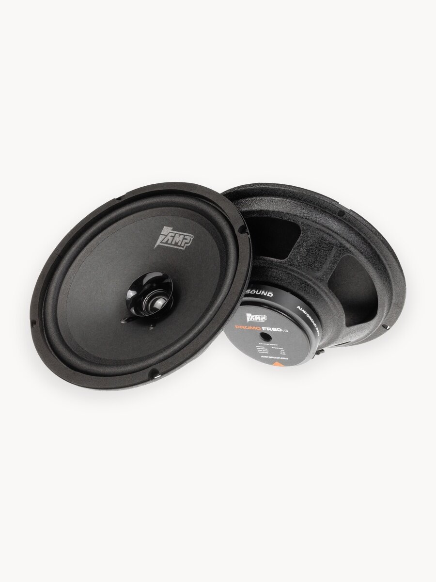 Динамики эстрадные AMP PROMO FR80 v3, 55 Вт, 8" / Динамики автомобильные 20 см