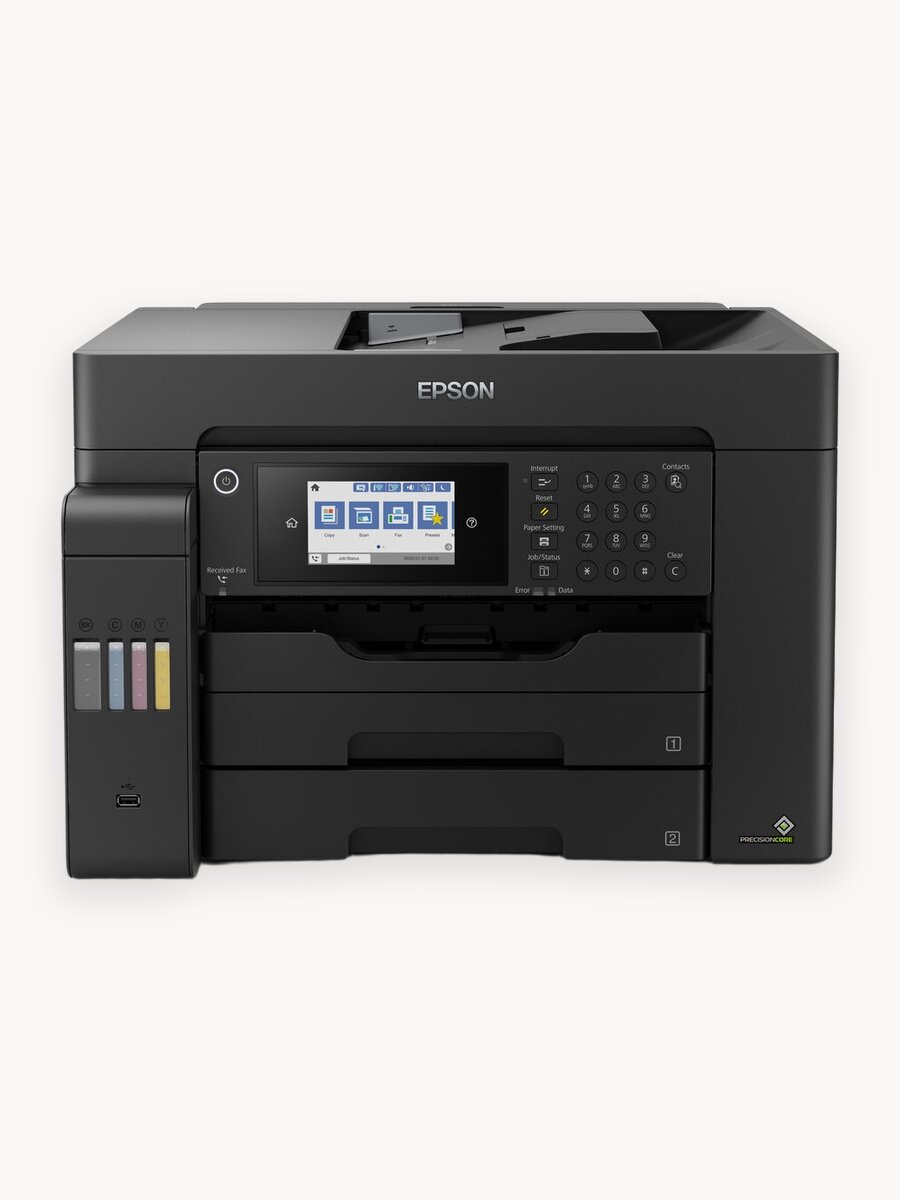 МФУ струйное Epson L15150 (C11CH72502) 4в1 принтер, сканер, копир и факс, 25 стр./мин